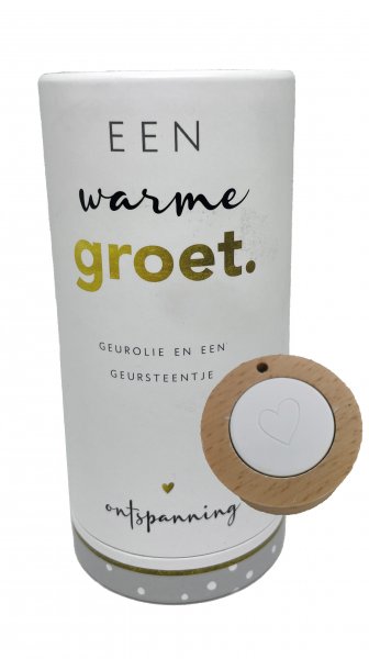 Geursteen met olie ♥ "Een warme groet!" - Huis van Geuren - la ...